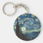 Starry Night by Van Gogh Keychain | Zazzle.com