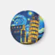 Starry Night Leaning Tower Of Pisa Italy Magnet | Zazzle