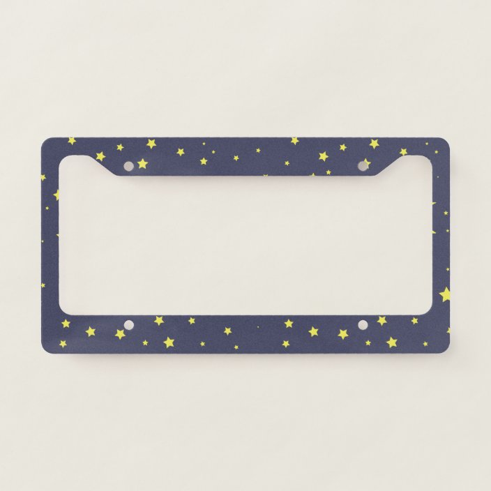 Starry Night License Plate Frame | Zazzle.com
