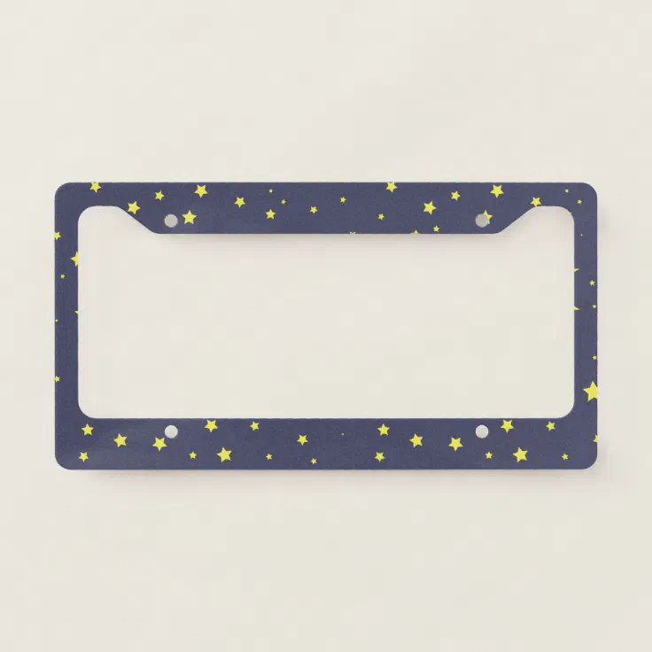 Starry Night License Plate Frame | Zazzle