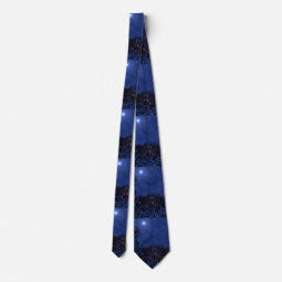 Starry Night Nativity Neck Tie | Zazzle