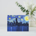 Starry Night Over New York City Postcard | Zazzle
