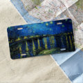 Starry Night Over the Rhone by Vincent Van Gogh License Plate | Zazzle