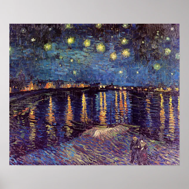 Starry Night Over the Rhone - Van Gogh Poster | Zazzle