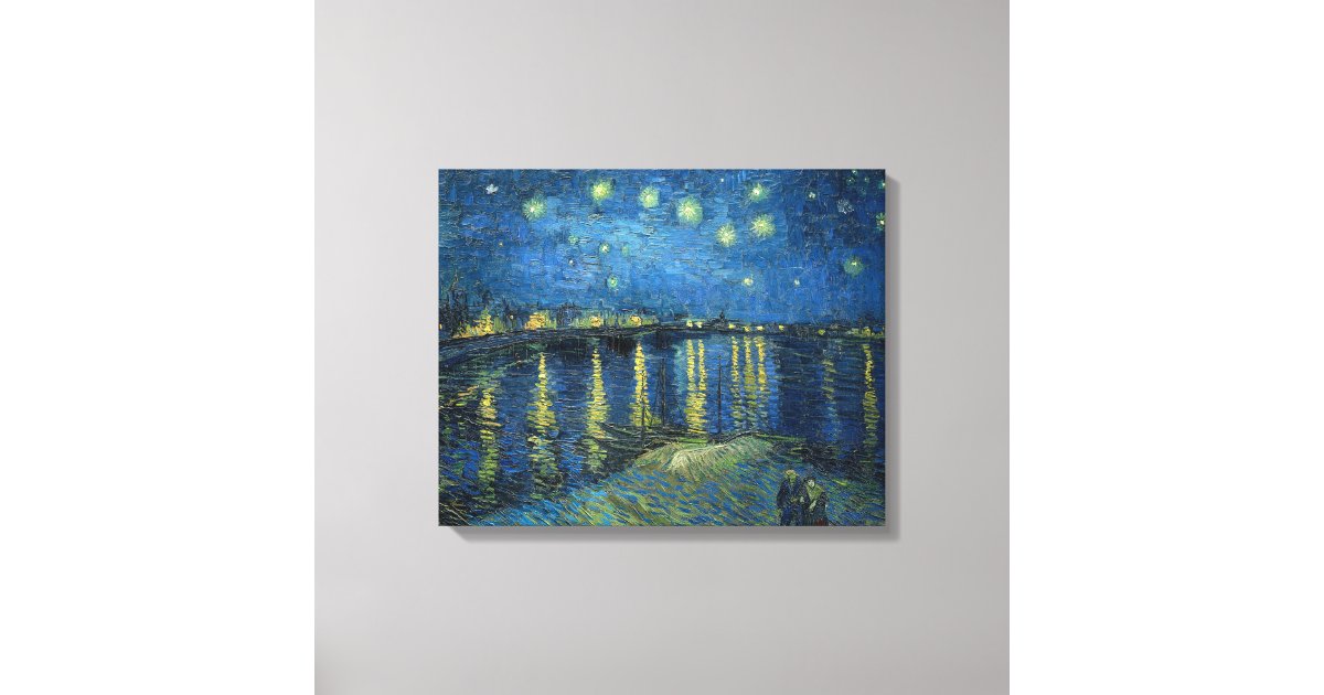 Starry Night Over the Rhône | Vincent van Gogh Canvas Print | Zazzle