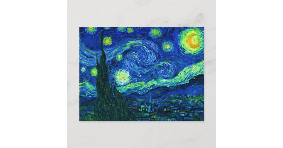 Starry Night Postcard | Zazzle