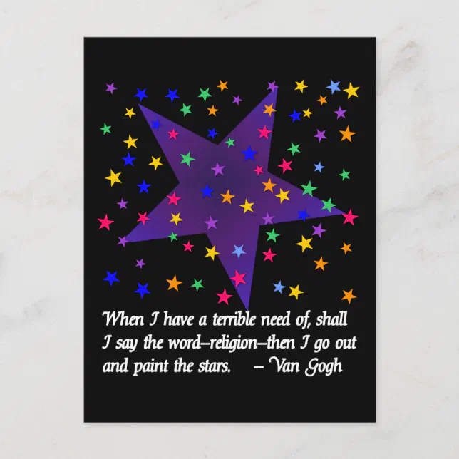Starry Night Postcard | Zazzle