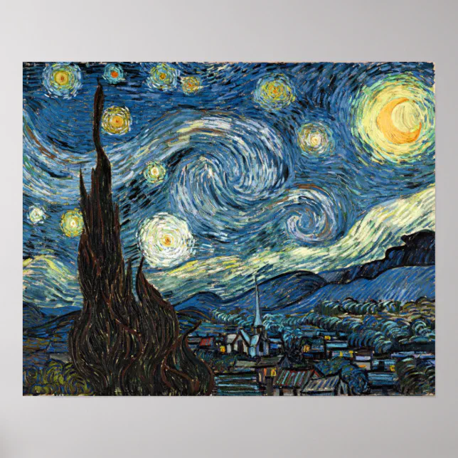Starry Night Poster | Zazzle