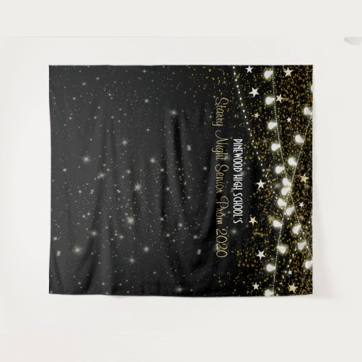 Starry Night Prom Dance Backdrop | Zazzle