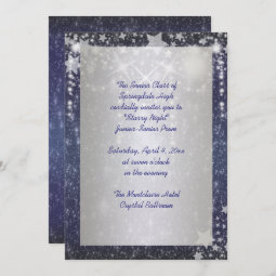 Starry Night Prom Invitations | Zazzle