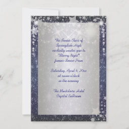 Starry Night Prom Invitations | Zazzle