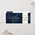 Starry Night Prom Ticket, Night Under The Stars Pr Invitation | Zazzle