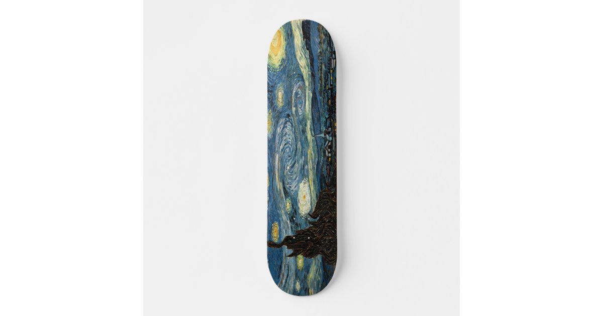 Starry Night Skateboard Deck | Zazzle