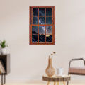 Starry Night Skies Window Illusion - Fake Window Poster | Zazzle