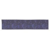 Starry Night Sky Grid Short Table Runner | Zazzle