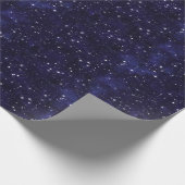 Starry Night Sky Grid Wrapping Paper | Zazzle