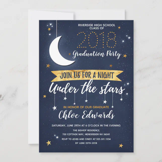 Starry Night Sky Invitation for Any Event | Zazzle