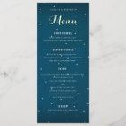 Dinner Menu | Starry Night | Zazzle.com