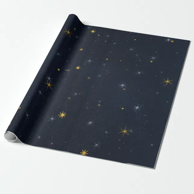 Starry Night Style 1 Wrapping Paper Roll | Zazzle