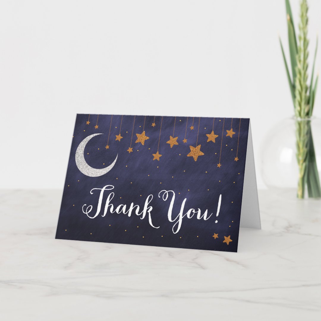 Starry Night Thank You Card | Zazzle