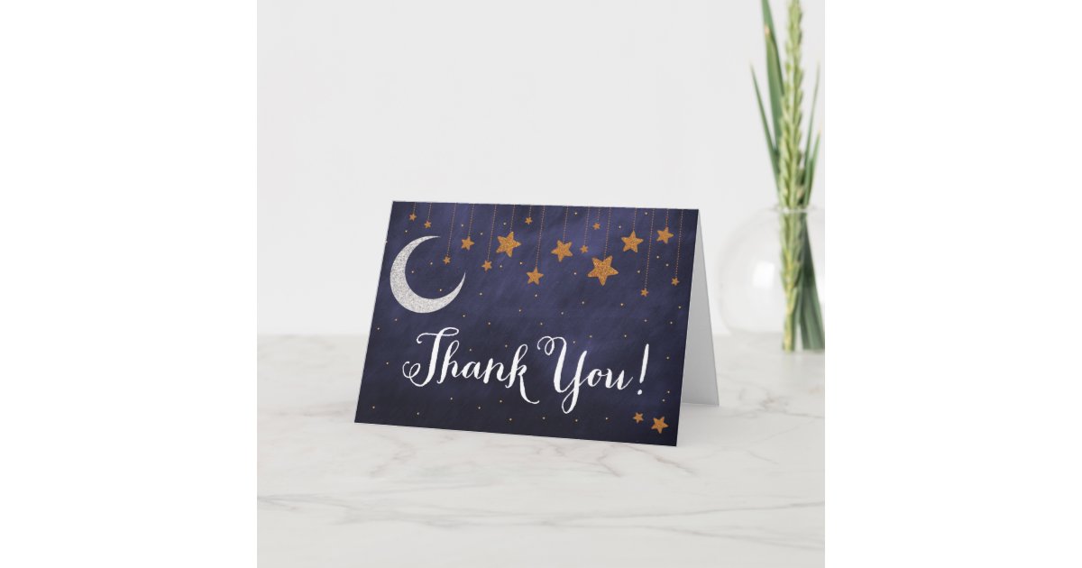 Starry Night Thank You Card | Zazzle