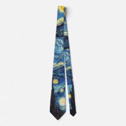 Starry Night Tie Van Gogh | Zazzle
