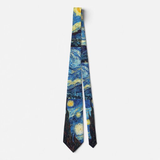 Starry Night Tie Van Gogh | Zazzle