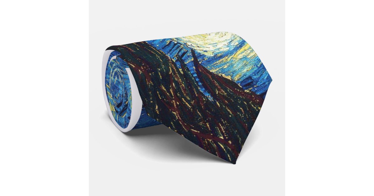 Starry Night Tie Van Gogh | Zazzle