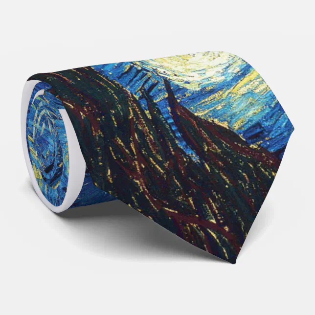 Starry Night Tie Van Gogh | Zazzle