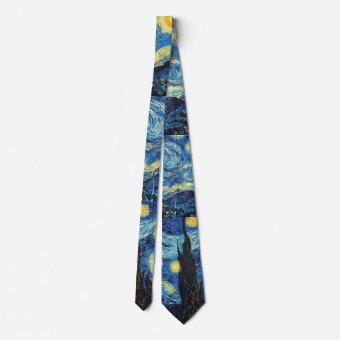 Starry Night Tie Van Gogh | Zazzle