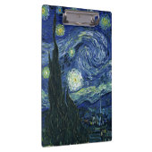 Starry Night Vincent van Gogh Fine Art Painting Clipboard | Zazzle