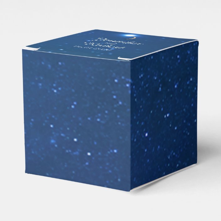 Starry Night Wedding Favor Box | Zazzle.com