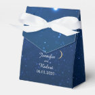 Starry Night Celestial Star Wedding Favor Boxes | Zazzle.com