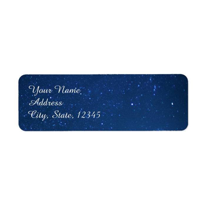 Starry Night Wedding Label | Zazzle.com