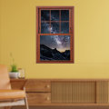 Starry Skies Window Illusion - Fake Window Poster | Zazzle