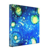 Starry Sky Alcohol Ink Painting Canvas Print | Zazzle