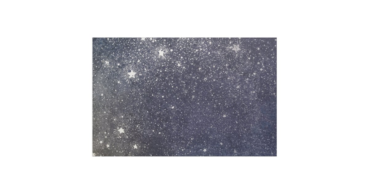 Starry Starry Night Fabric | Zazzle