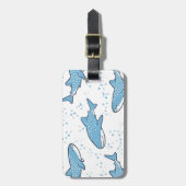 Starry Whale Shark (Light) Luggage Tag | Zazzle