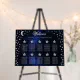 Stars 10 Table Seating Chart Celestial Blue Silver Foam Board | Zazzle