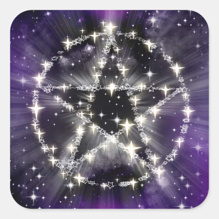 Stars and pentagram stickers | Zazzle