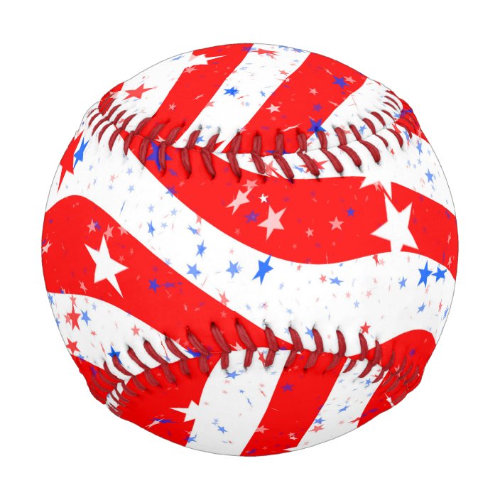 Stars and Stripes Baseball | Zazzle.com