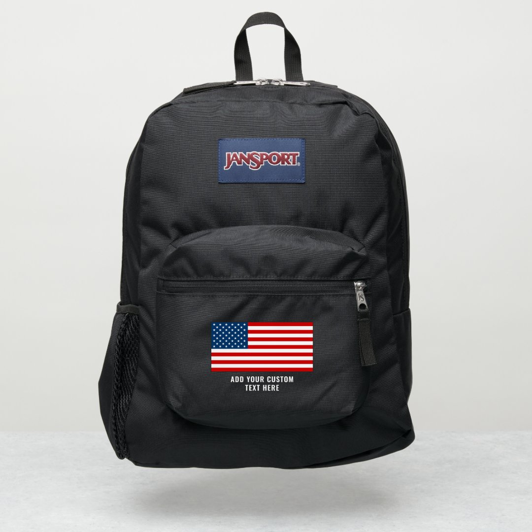 Stars and Stripes Red White Blue American Flag JanSport Backpack | Zazzle