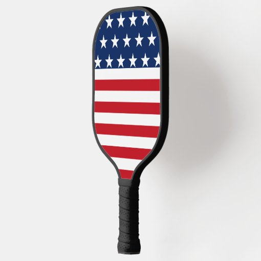 Stars and Stripes USA Pickleball Paddle | Zazzle
