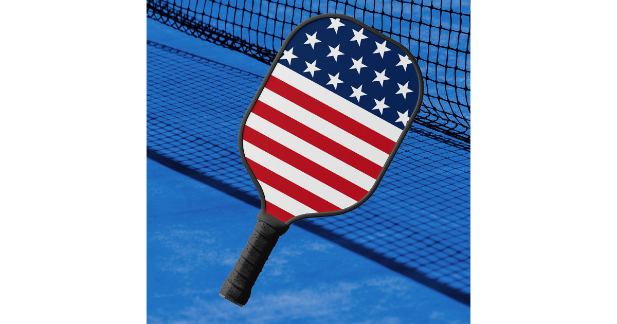 Stars and Stripes USA Pickleball Paddle | Zazzle