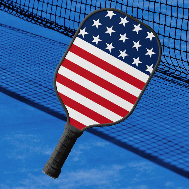 Stars and Stripes USA Pickleball Paddle | Zazzle