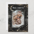 Stars Celestial Magical Merry Christmas Photo Holiday Card | Zazzle