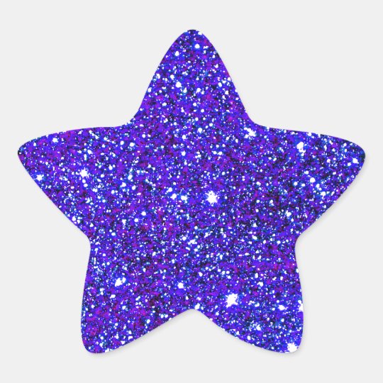Stars Glitter Sparkle Universe Infinite Sparkly Star Sticker | Zazzle.com