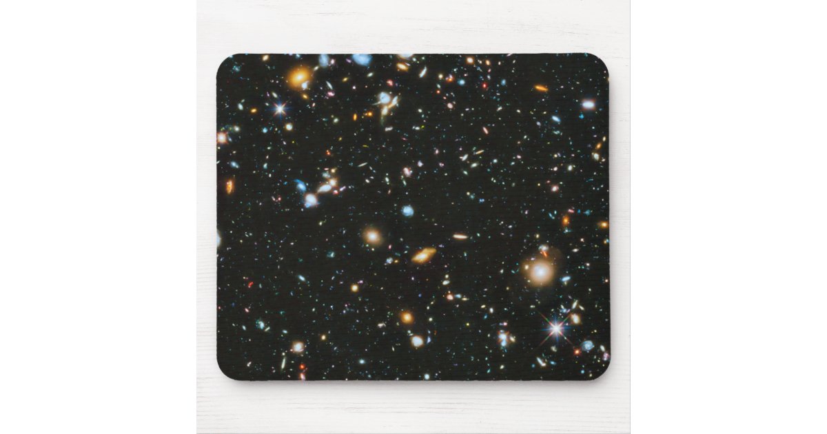 Stars in Space - Hubble Ultra Deep Field Mouse Pad | Zazzle
