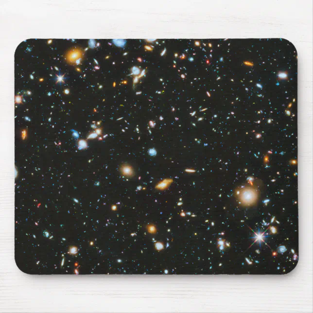 Stars in Space - Hubble Ultra Deep Field Mouse Pad | Zazzle