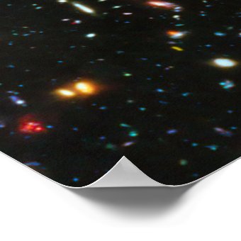 Stars in Space - Hubble Ultra Deep Field Poster | Zazzle